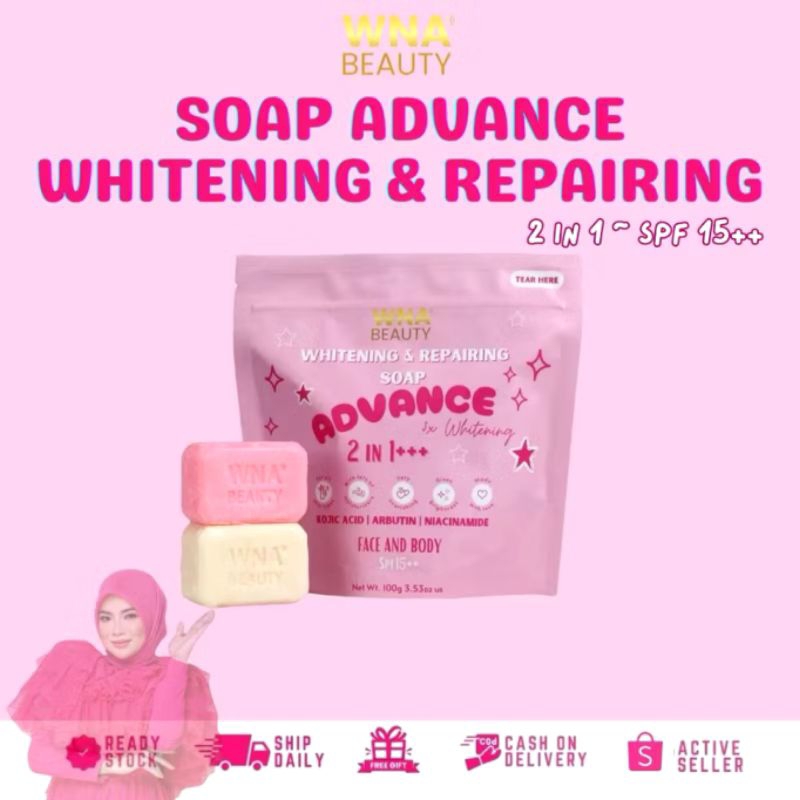 CLEAR STOCK SABUN WNA WHITENING & REPAIRING / SOAP WNA ORIGINAL HQ 💯 ...