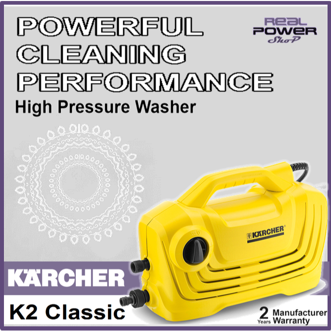 Karcher K2 Classic High Pressure Cleaner 110 Bar [ Ready stock / Full ...