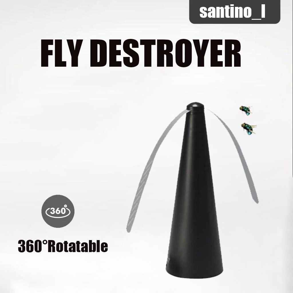 Mosquito Repellent Fan Leaf Repeller Halau Lalat Automatic Fly Trap ...