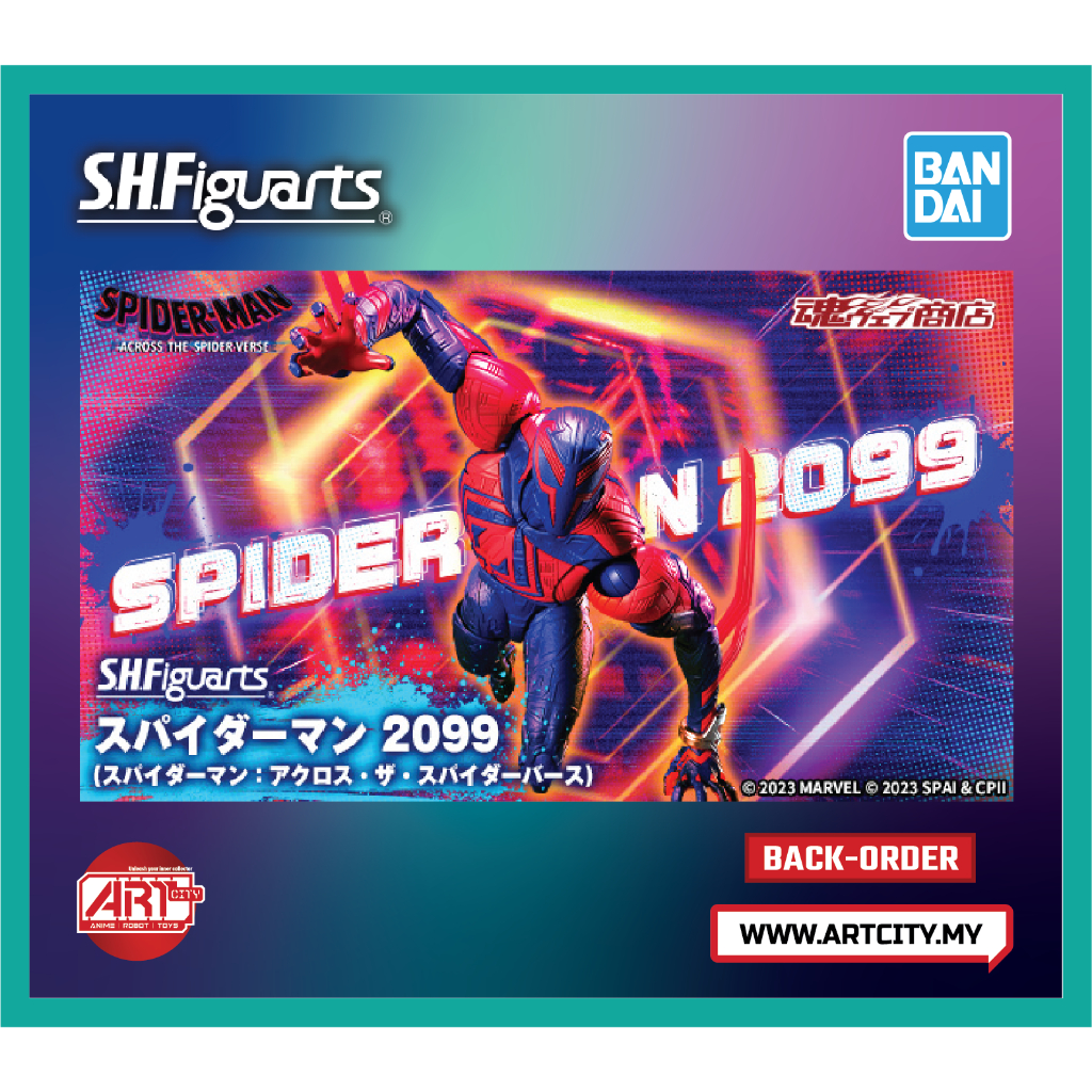 Bandai S.H.Figuarts - SHF Spider-Man 2099 - SpiderMan Across the Spider ...