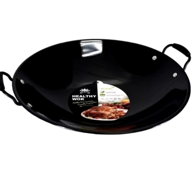Kuali enamel non stick | Shopee Malaysia