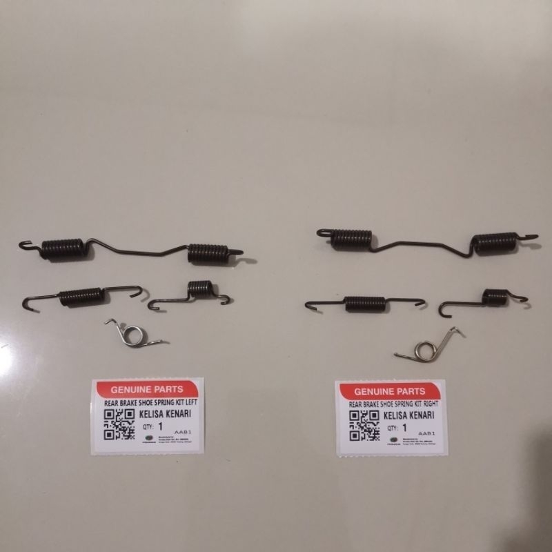 ORIGINAL PERODUA KELISA KENARI REAR BRAKE SHOE SPRING KIT | Shopee Malaysia