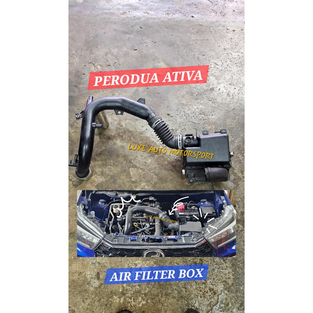 100% Original Used Perodua Ativa Air Filter Box, Air Cleaner Filter ...