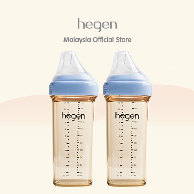 Hegen PCTO™ 330ml/11oz Feeding Bottle PPSU (2-pack) Blue | Shopee Malaysia