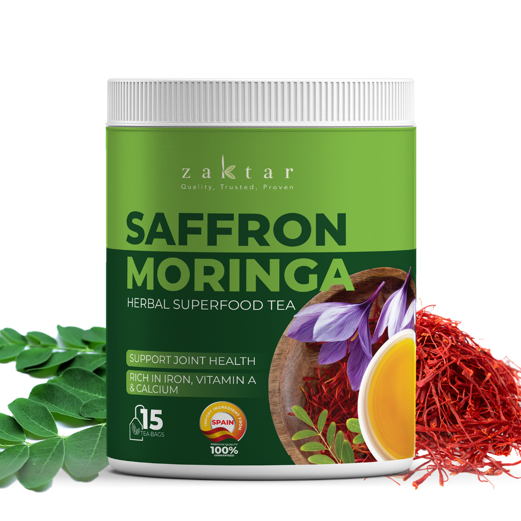Saffron Moringa Zaktar Superfood Herbal Drink Tea | Shopee Malaysia
