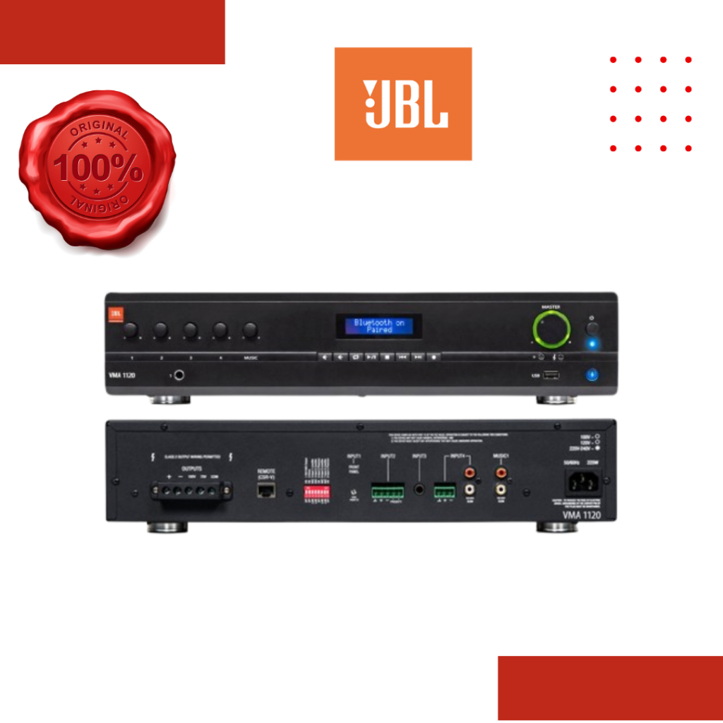 JBL VMA1120 120W Bluetooth Mixer Amplifier | Shopee Malaysia