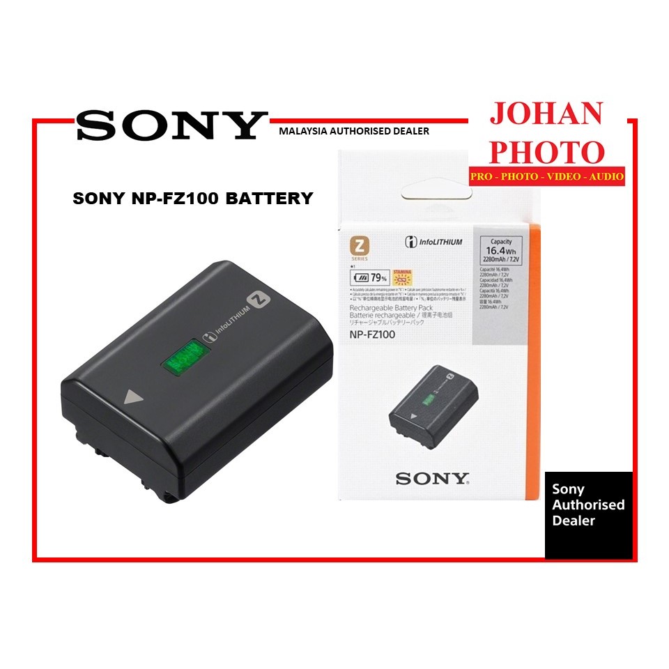 SONY NP-FZ100 ORIGINAL BATTERY | Shopee Malaysia