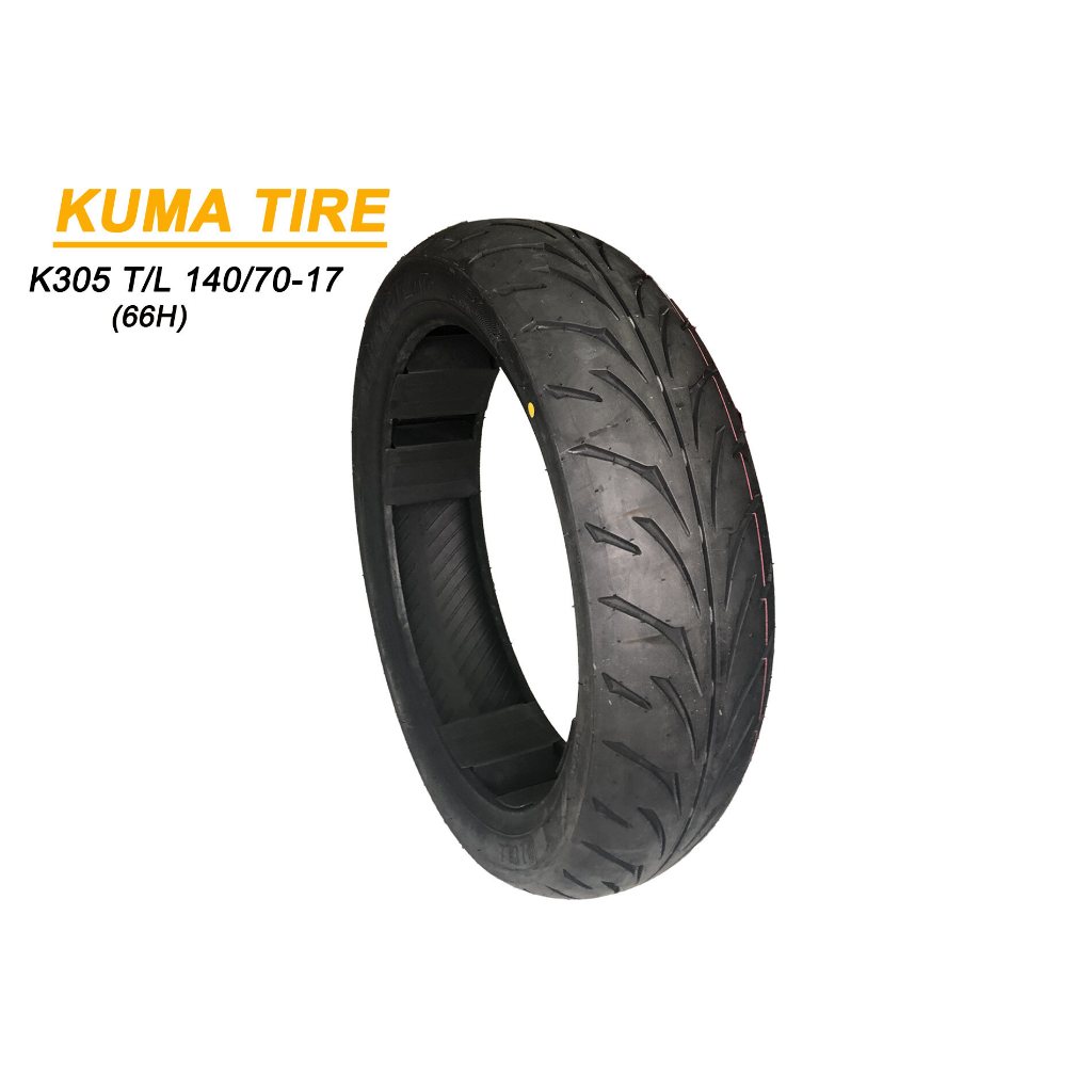 Tubeless Tire KUMA T/L 140/70-17 66H Motocycle Racing Tire | Shopee ...