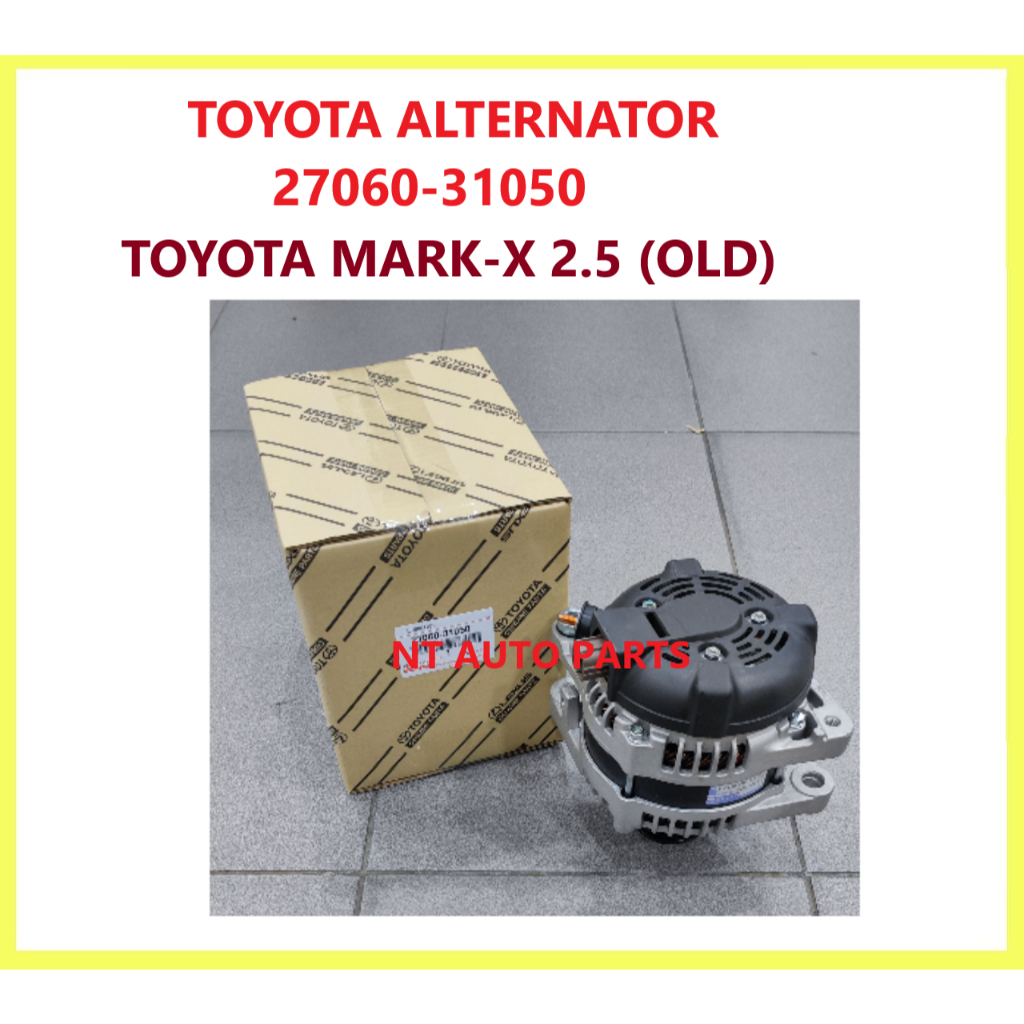 TOYOTA ALTERNATOR 27060-31050 TOYOTA MARK-X 2.5 (OLD) | Shopee Malaysia