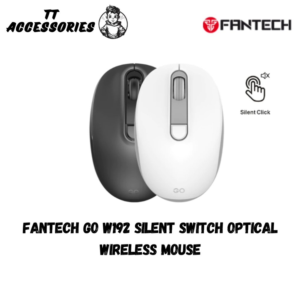Fantech GO W192 Silent Switch Optical Wireless Mouse | Shopee Malaysia