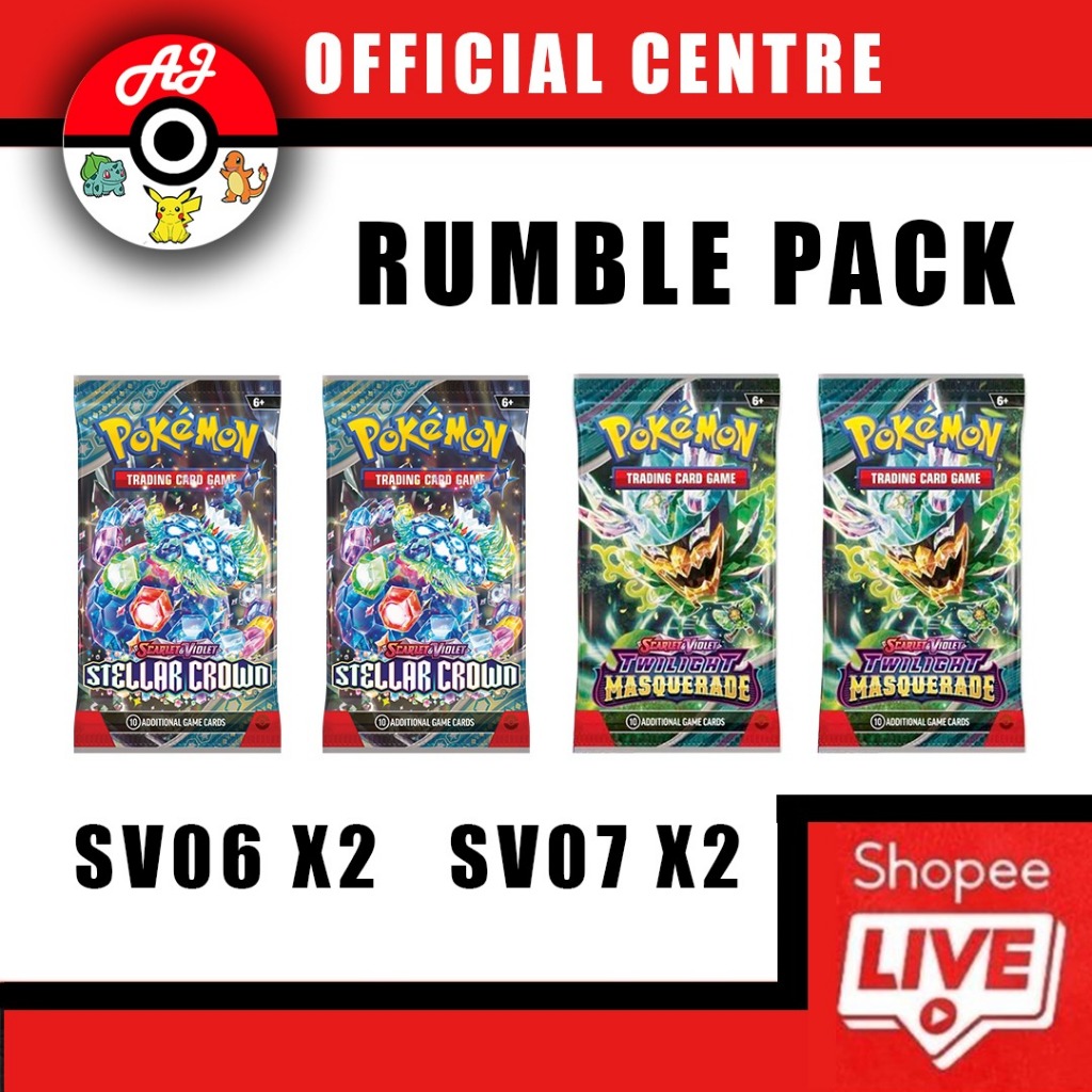 [ Live RIP ] English Pokémon Rumble Pack | Shopee Malaysia