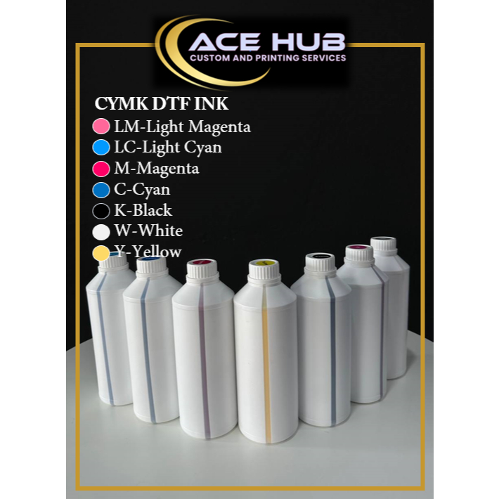 DTF INK, DTF FILM 1liter@1000ml / 5kg powder DTF / 33cm Cold Film DTF ...