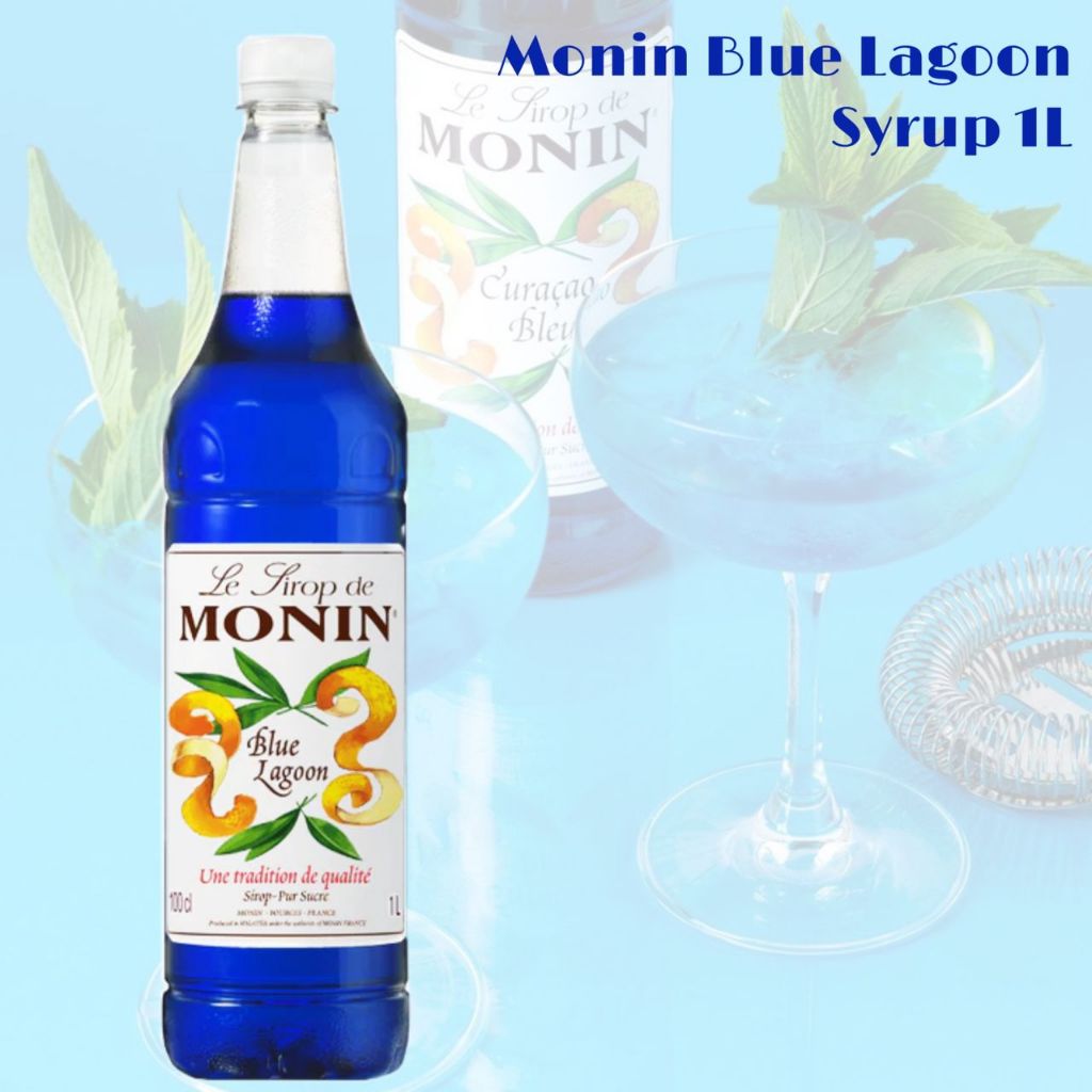 MONIN PREMIUM BLUE LAGOON SYRUP 1L | Shopee Malaysia