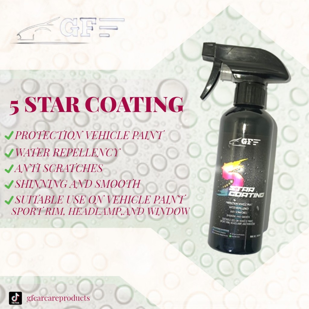 GF CAR CARE - GF 5 STARS COATING | Shopee Malaysia