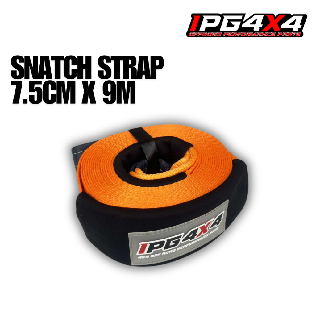 Towing Rope Snatch Strap 8 Ton 9 Meter Recovery Kit Tali Towing ...