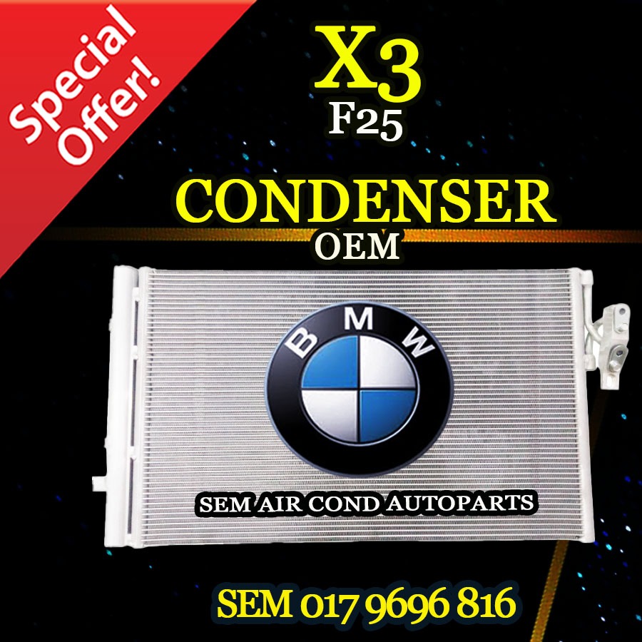 BMW F25 X3 OEM NEW CONDENSER/ KONDENSER (CAR AIRCOND SYSTEM) | Shopee ...