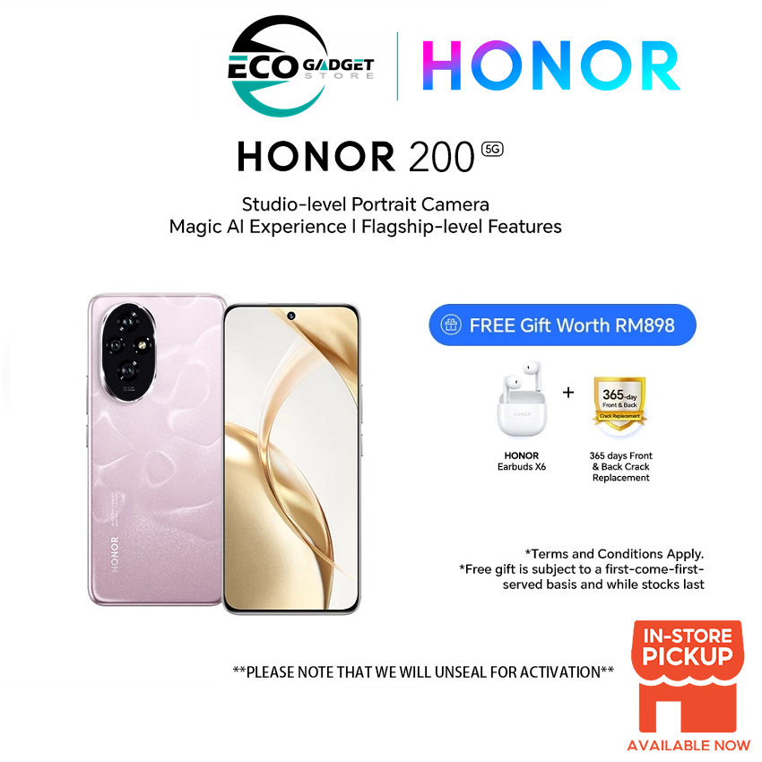 HONOR 200 5G Smartphone 24 (12+12)GB+512GB/256GB Triple 50MP Studio ...