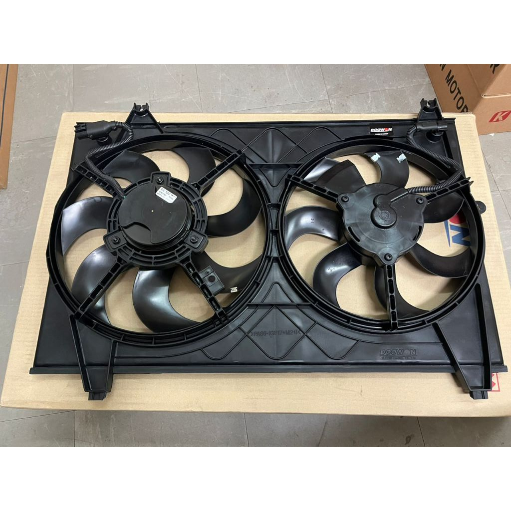 KOREA (DOOWON) RADIATOR FAN MOTOR ASSY (COMPLETE) NAZA CITRA/KIA CAREN ...