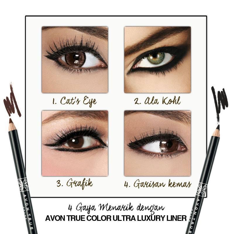AVON EYE LINER AVON TRUE COLOR ULTRA LUXURY EYE LINER PENCIL | Shopee ...