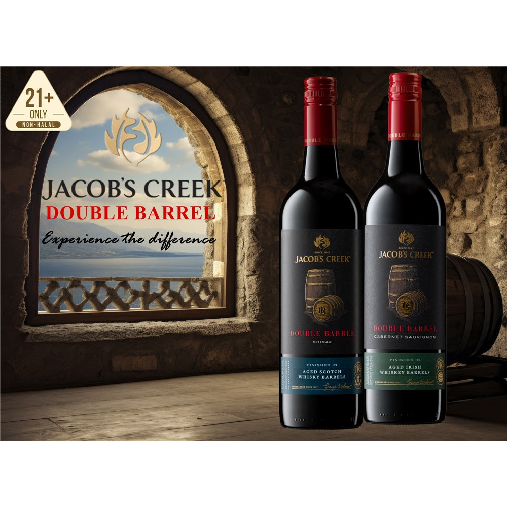 Jacob's Creek Double Barrel Wine Selection 750ml | Shopee Malaysia