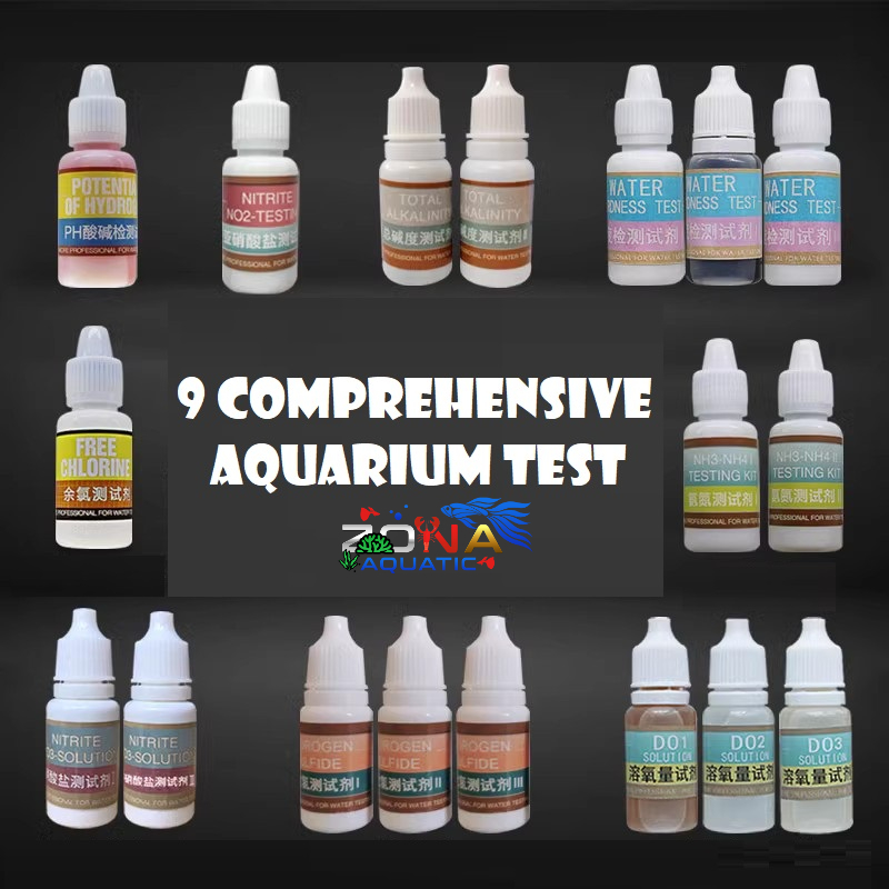 READY STOCK | WATER QUALITY TEST KIT REAGENT | AMMONIA | HARDNESS | PH ...