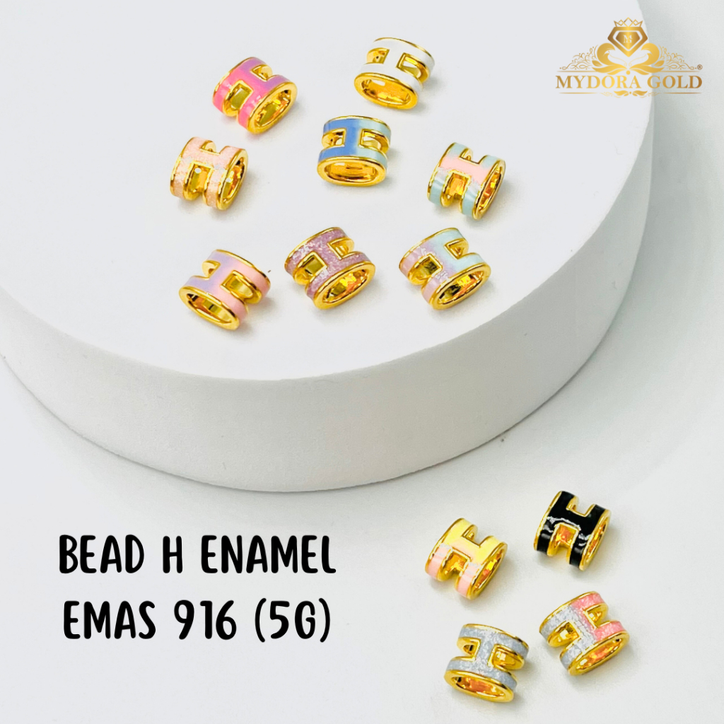 MYDORA Bead H Enamel (5G) l EMAS 916/22K | Shopee Malaysia