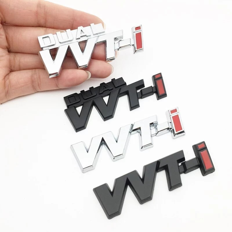 Car 3D Metal DUAL VVT-i VVTi Logo Decal Sticker For TOYOTA Camry ...