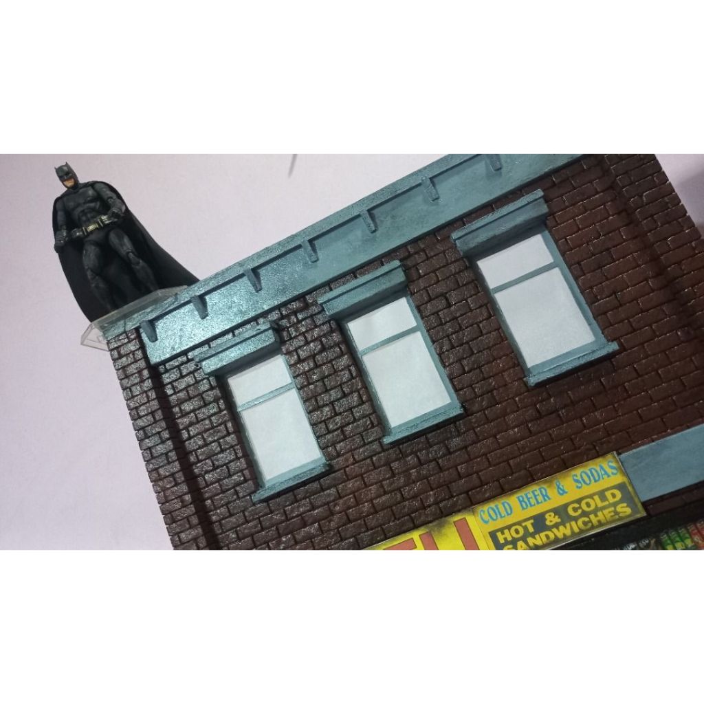 Diorama. 1/12 Urban Deli Grocer Store front Diorama for Marvel Legends ...