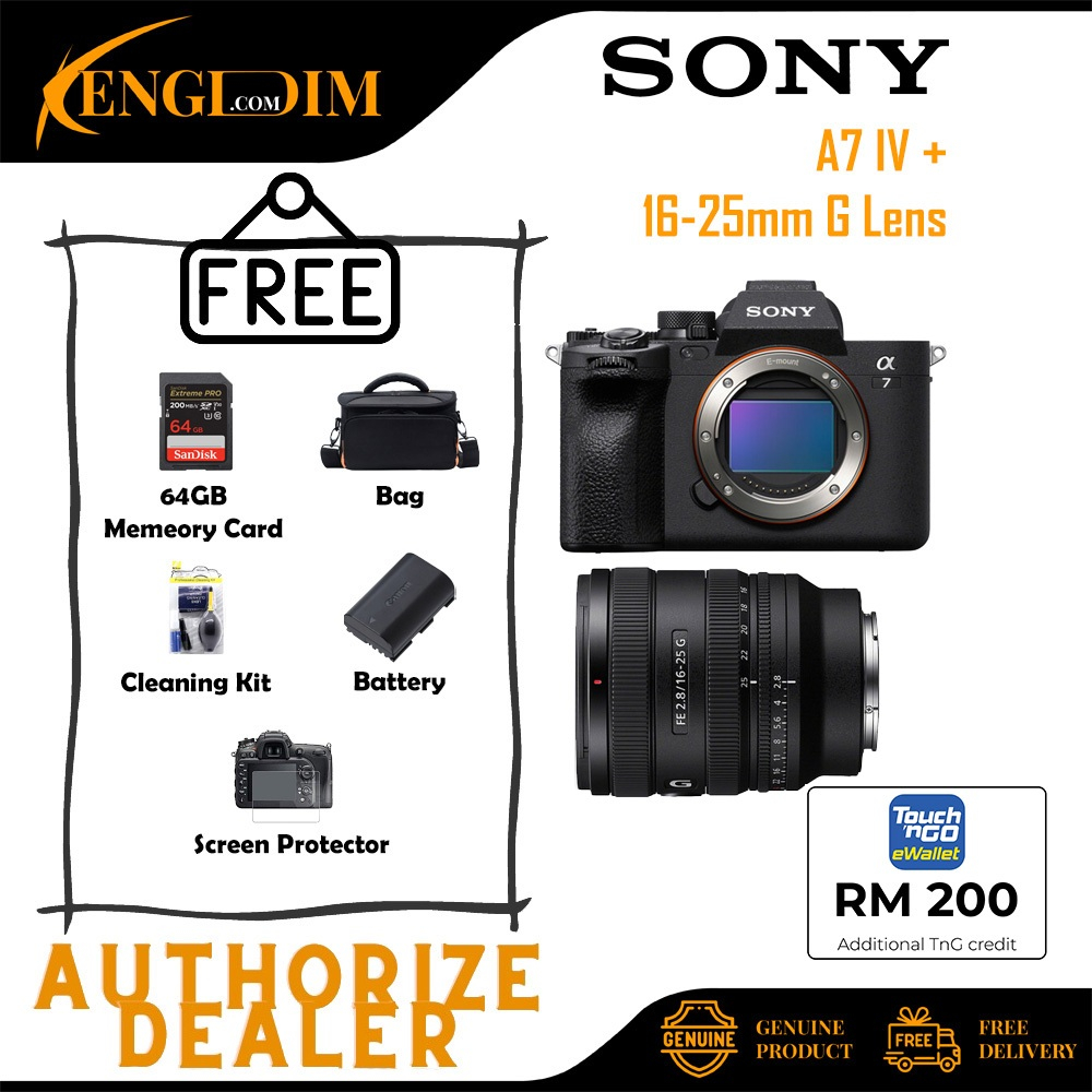 Sony Alpha a7 IV a7IV a7iv Mirrorless Digital Camera with Sony FE 16 ...