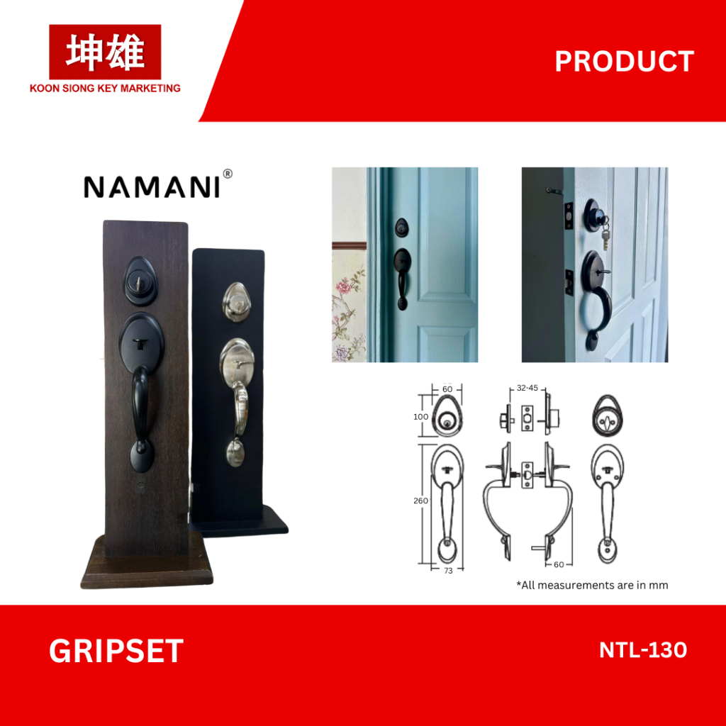 Namani Gripset Main Entrance Door Lock Modern / Entrance Door Handle ...