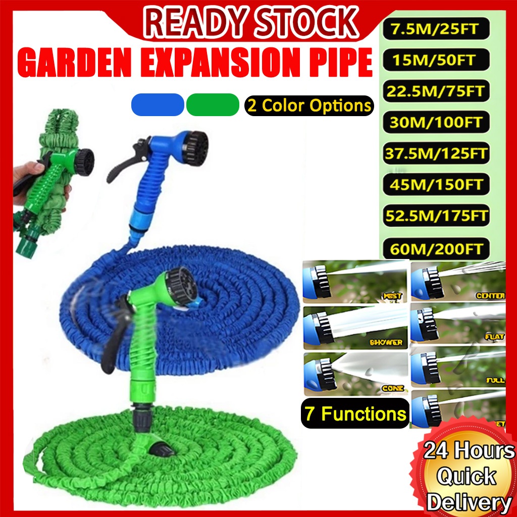 200FT Expandable Magic Hose Home Garden Water Hose Multifunction Hos ...