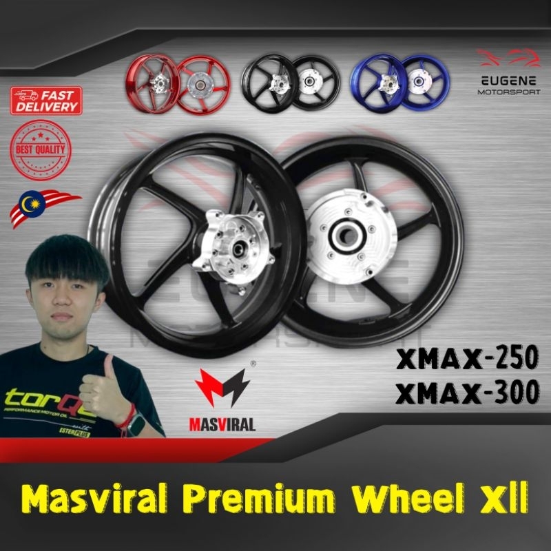 Sport Rim X11 Masviral For Yamaha Xmax-300 / Xmax-250 | Shopee Malaysia