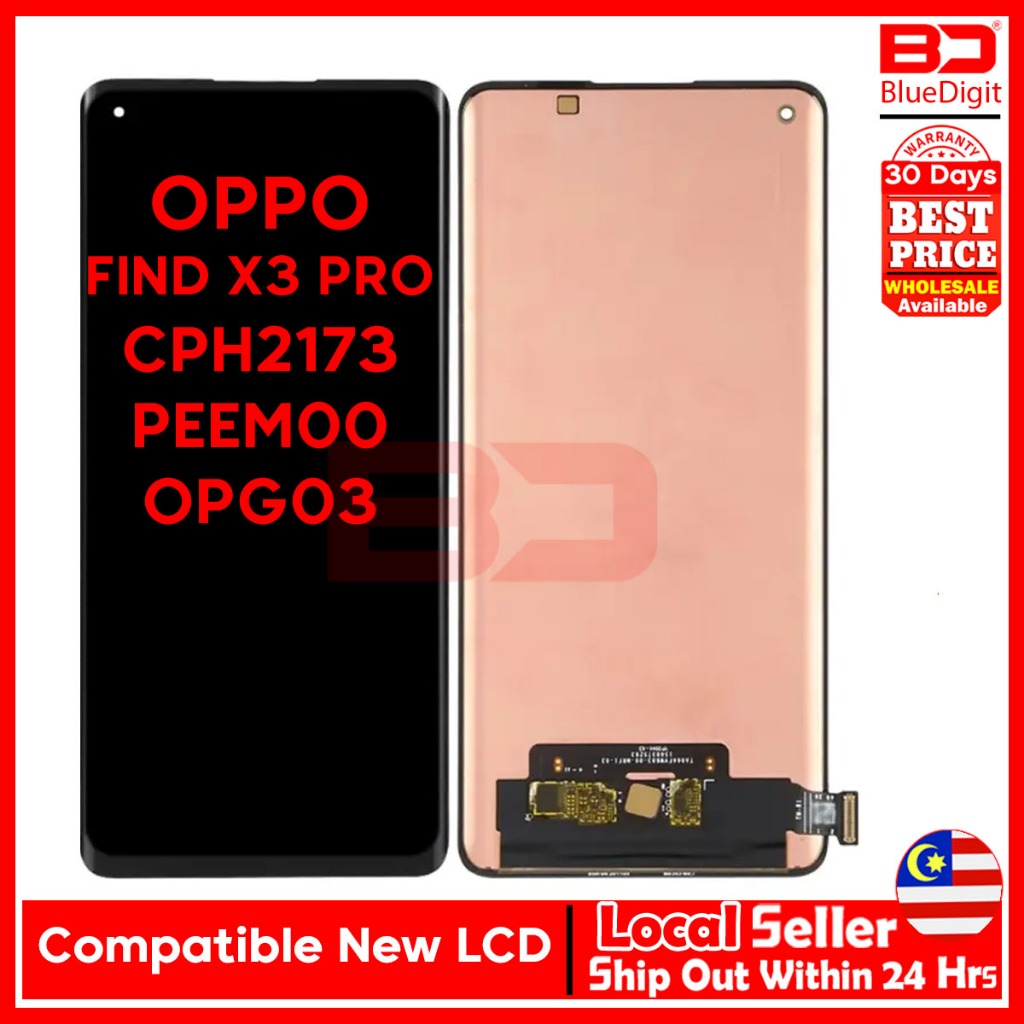 Ori LCD For OPPO Find X3 Pro 5G/ FIND X3 5G/ 2021 CPH2173 PEEM00 OPG03 LCD TOUCH SCREEN DISPLAY ...