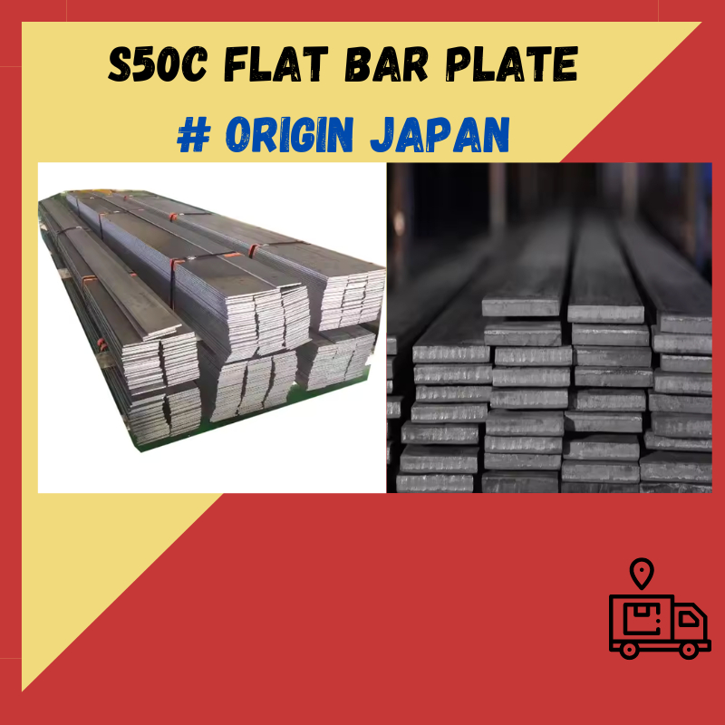 FLAT BAR PLATE S50CR 760 CARBON STEEL FLAT BAR | Shopee Malaysia
