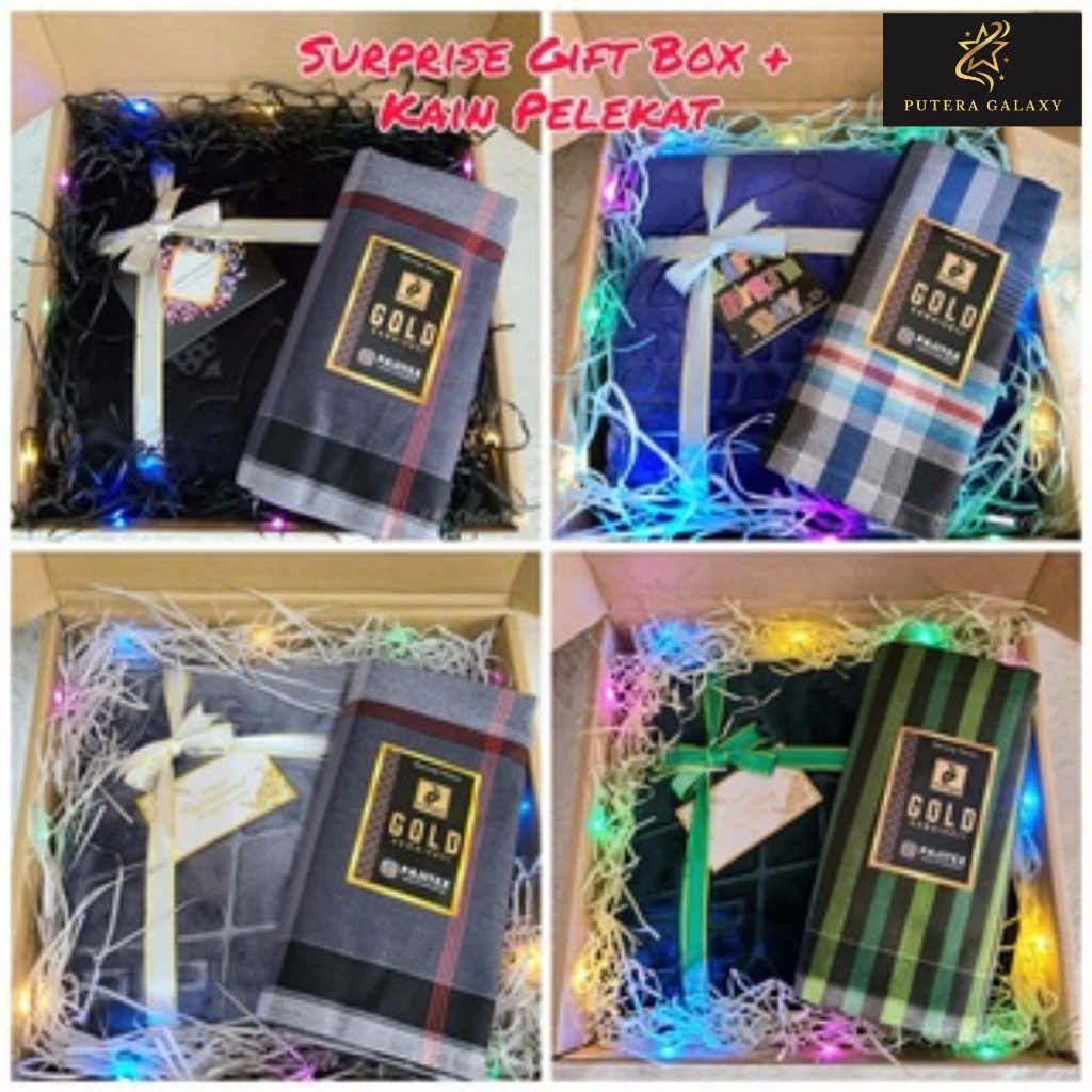 SET KOTAK HADIAH BESAR | SEJADAH GEBU LELAKI & PEREMPUAN | HADIAH ULANG ...