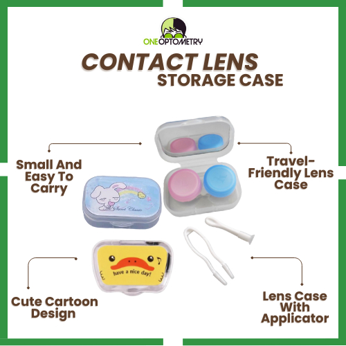 Travel Casing Contact Lens Case Lenses Case with Tools Tweezers and ...