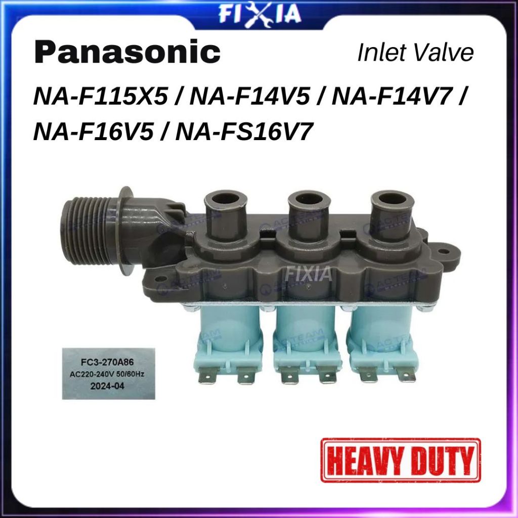 Panasonic NA-F115X5 F14V5 F14V7 F16V5 FS16V7 Washing Machine Inlet Feed ...