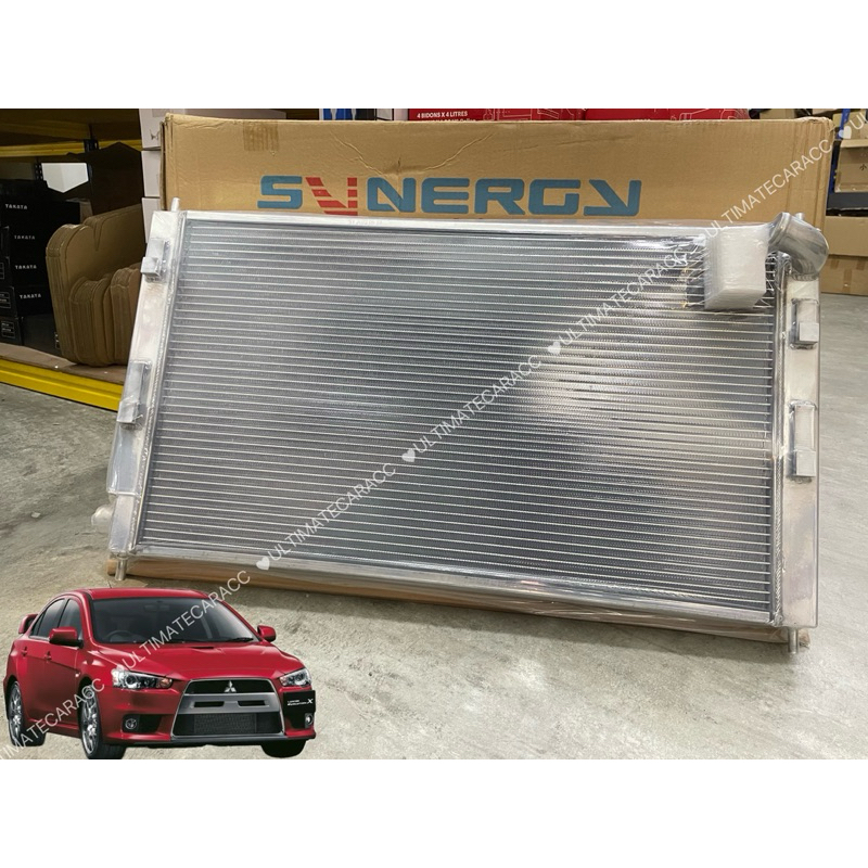 SYNERGY FULL ALUMINIUM RADIATOR MITSUBISHI LANCER EVO10 /PROTON INSPIRA ...