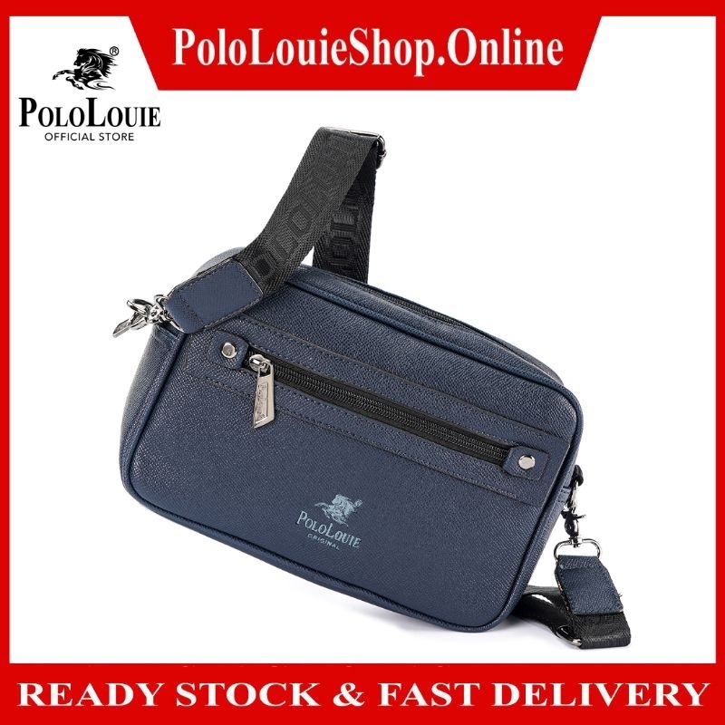 Original Polo Louie Full Grain Leather Messenger Bag Minimalist ...