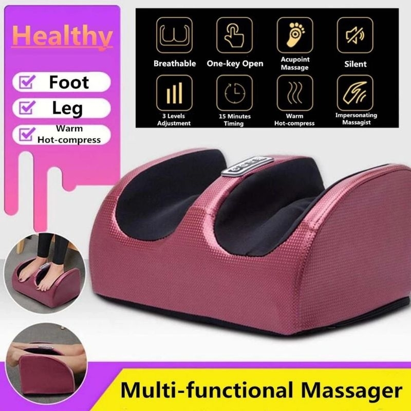 Foot Massager Foot Massage Urut Kaki Reflexology Leg Massager Electric ...
