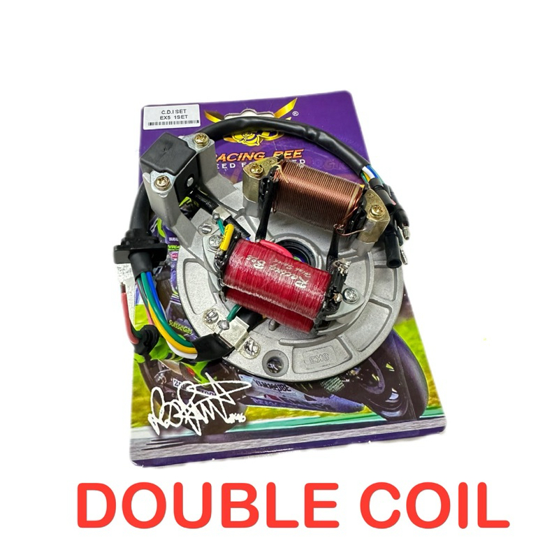 EX5 HIGH POWER RACING COIL START SET SEKALI PAPAN & COIL LAMPU [DOUBLE ...