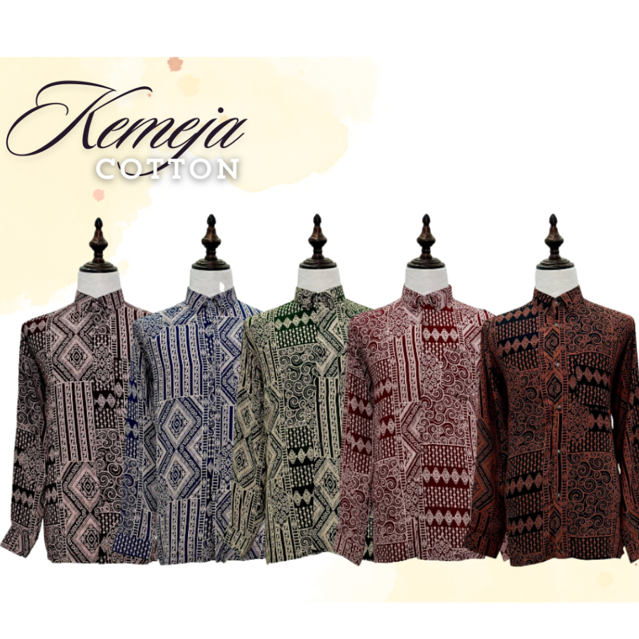 NEW COLLECTION BATIK / KEMEJA BATIK COTTON / KEMEJA BATIK MALAYSIA ...