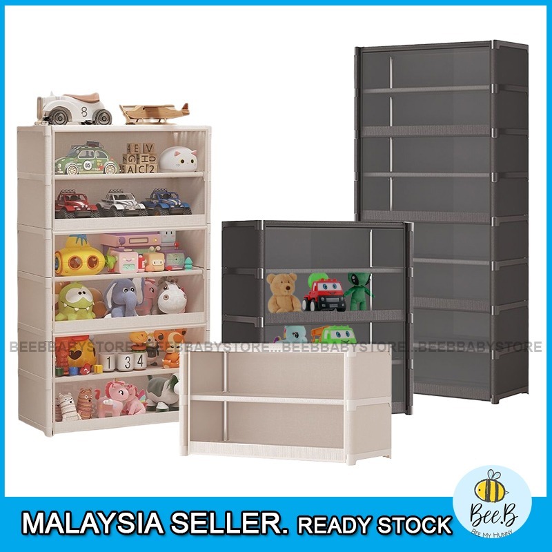 Baby Kids Blocks Toys Display Rack With Transparent Multi-Layer ...
