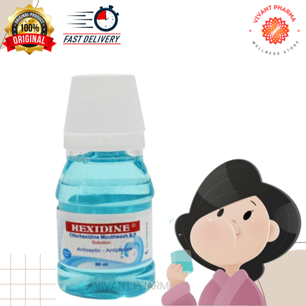 Hexidine Chlorhexidine Mouthwash 80ml | Shopee Malaysia