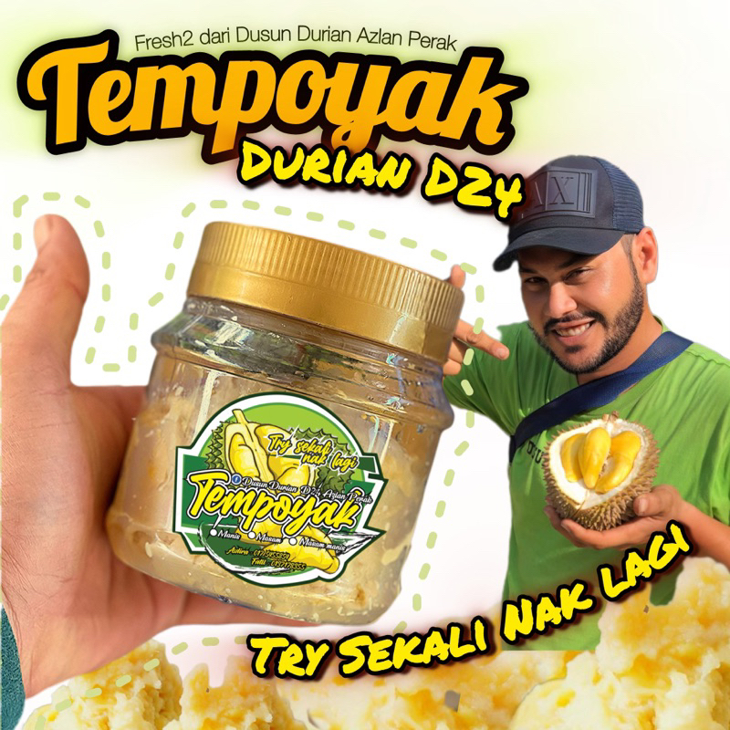 Tempoyak durian D24 xO Original Asli | Shopee Malaysia