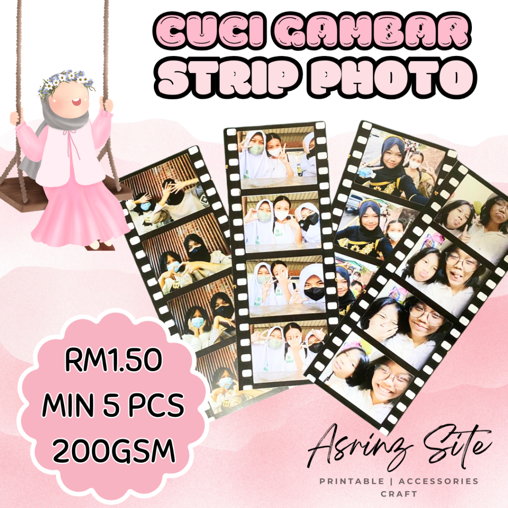 cuci gambar strip photo | Shopee Malaysia