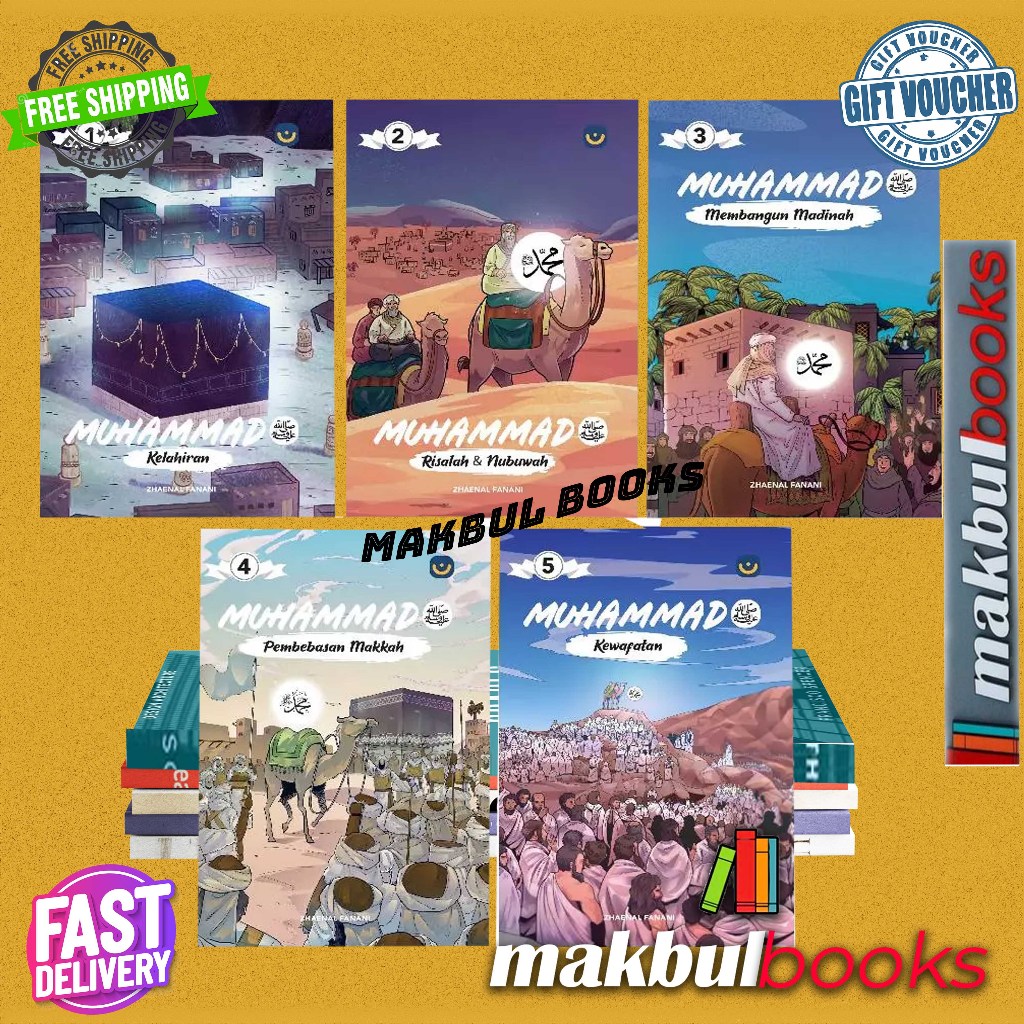 NUKTAH: MUHAMMAD SAW MEMBANGUN MADINAH BOOK 1,2,3,4 & 5 ~ ZHAENAL ...