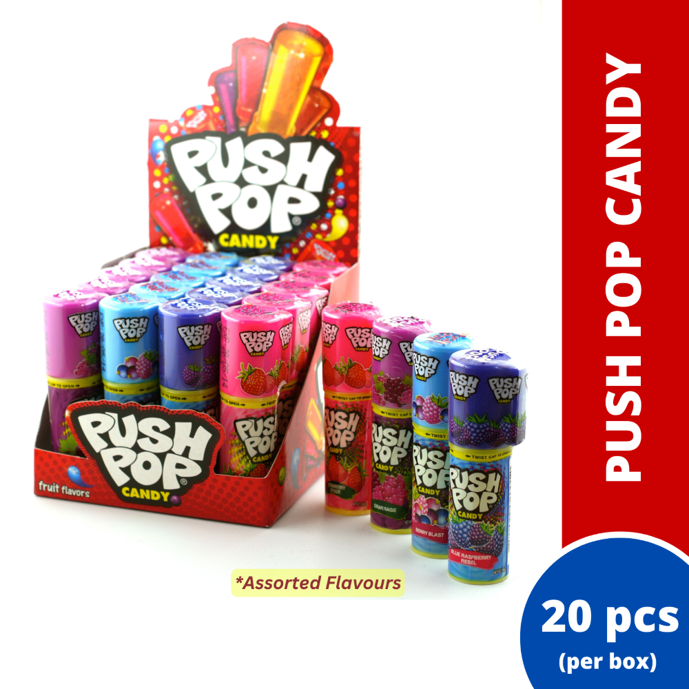 Push Pop Candy (20 tubes per box) | Shopee Malaysia