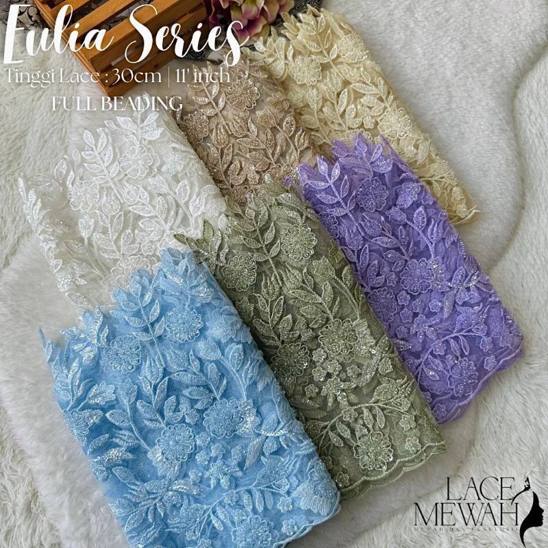 EULIA LACE TINGGI 30CM BAJU LACE BAJU KURUNG BAJU KEBAY NIKAH TUNANG ...