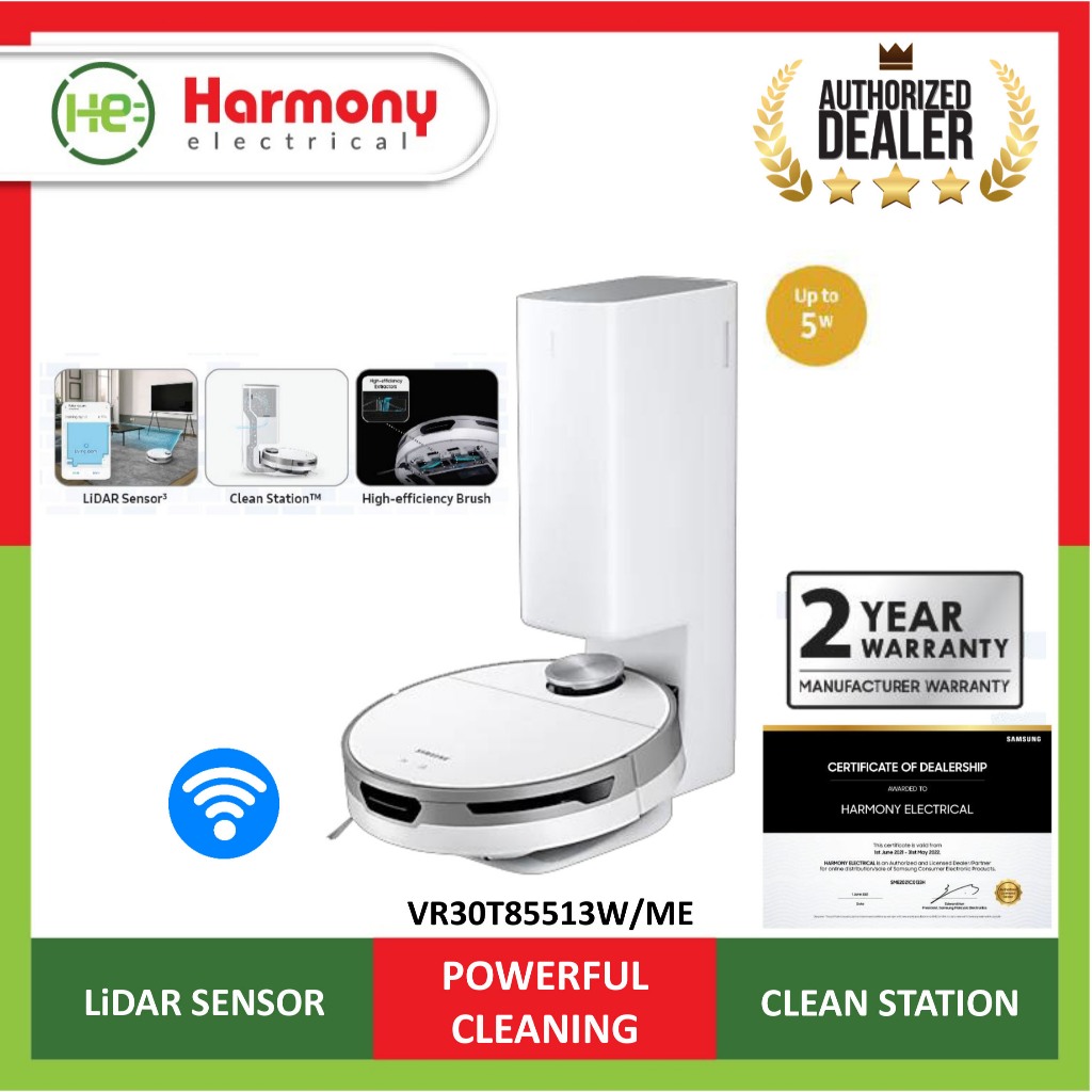 NEW (LAST x1 unit ) SAMSUNG Jet Bot+ VR30T85513W/ME LiDAR Sensor Vacuum ...